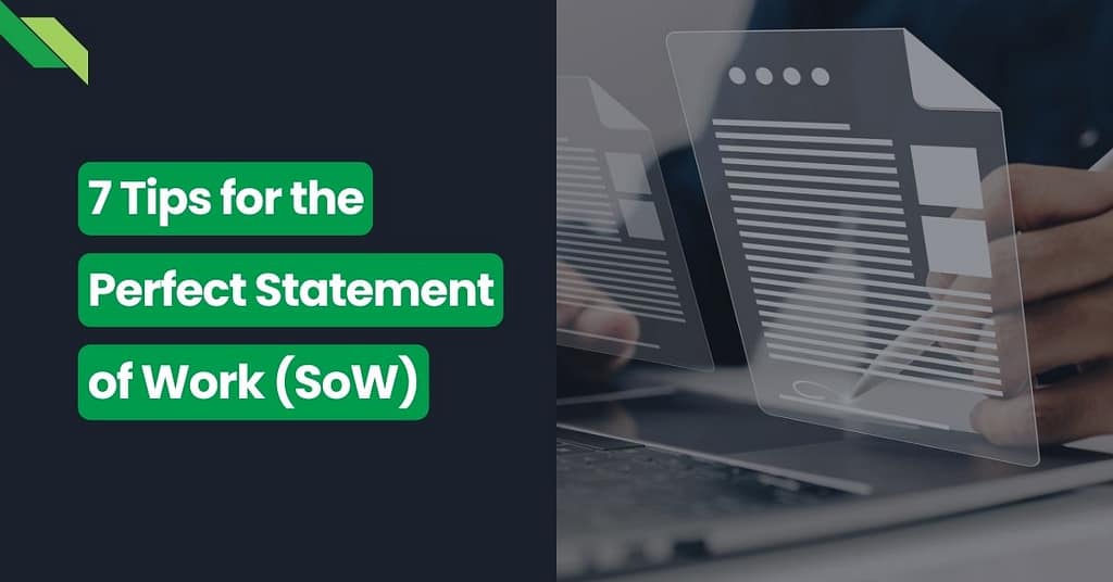 7 Tips for the Perfect Statement of Work (SoW) in Software Development ...